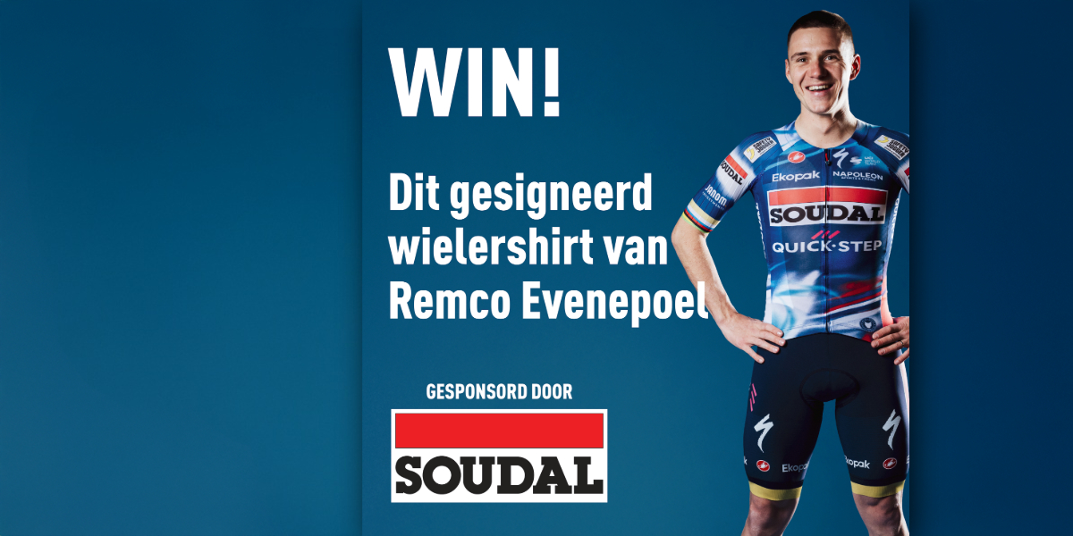 Win een gesigneerd wielershirt van Remco Evenepoel - WielerFlits